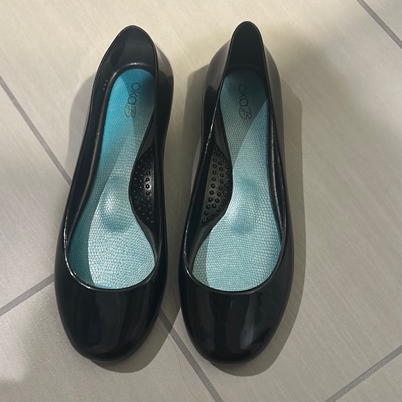 OKA b. | Shoes | Oka B Black Flats Sleek Minimalist Design | Poshmark